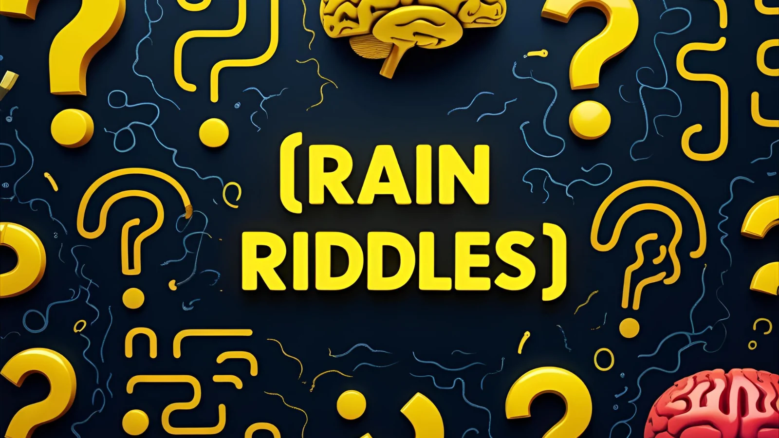 350+Rain Riddles –Wet & Witty Brain Teasers